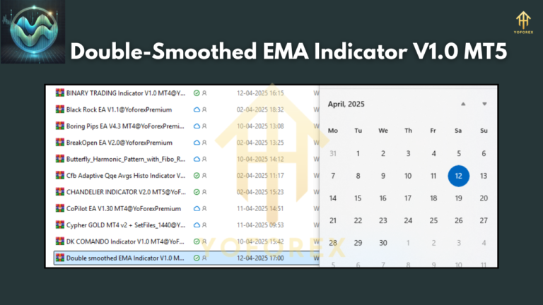 Double Smoothed EMA Indicator V1.0 MT5 - FREE DOWNLOAD
