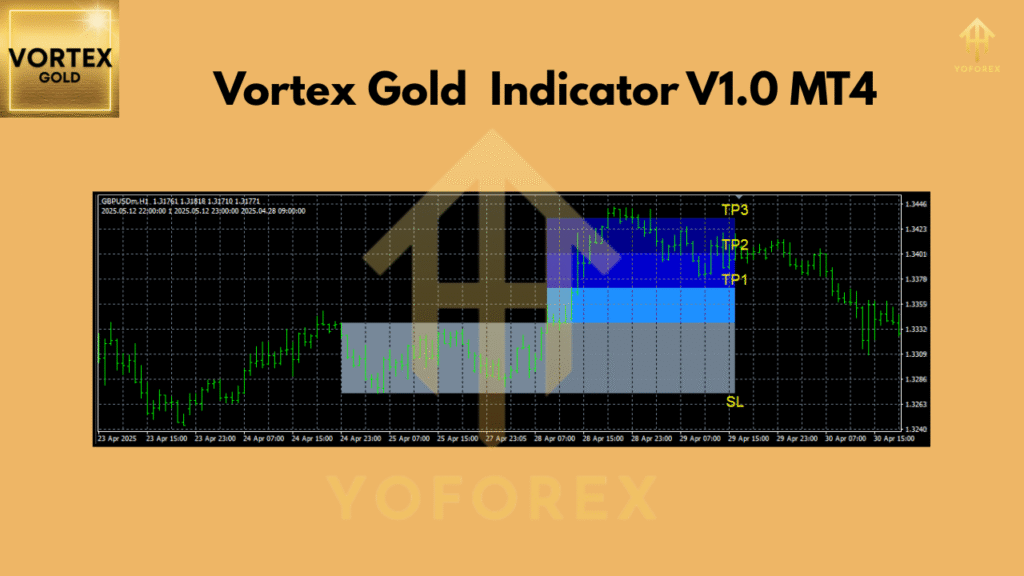 Vortex Gold Indicator V1.0 MT4 - FREE DOWNLOAD