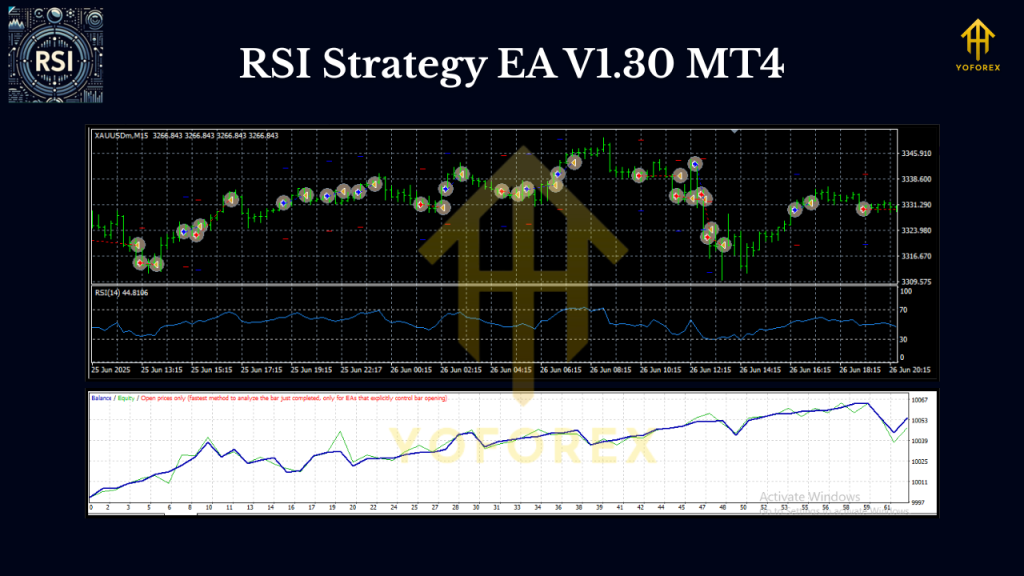 RSI strategy EA V1.30 MT4 - FREE DOWNLOAD