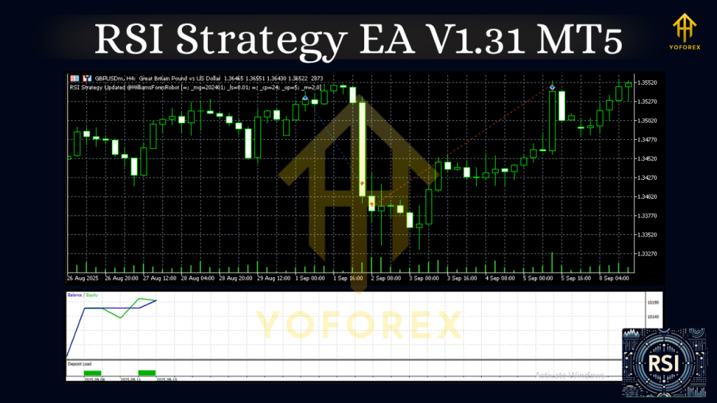 RSI Strategy EA V1.31 MT5 - FREE DOWNLOAD